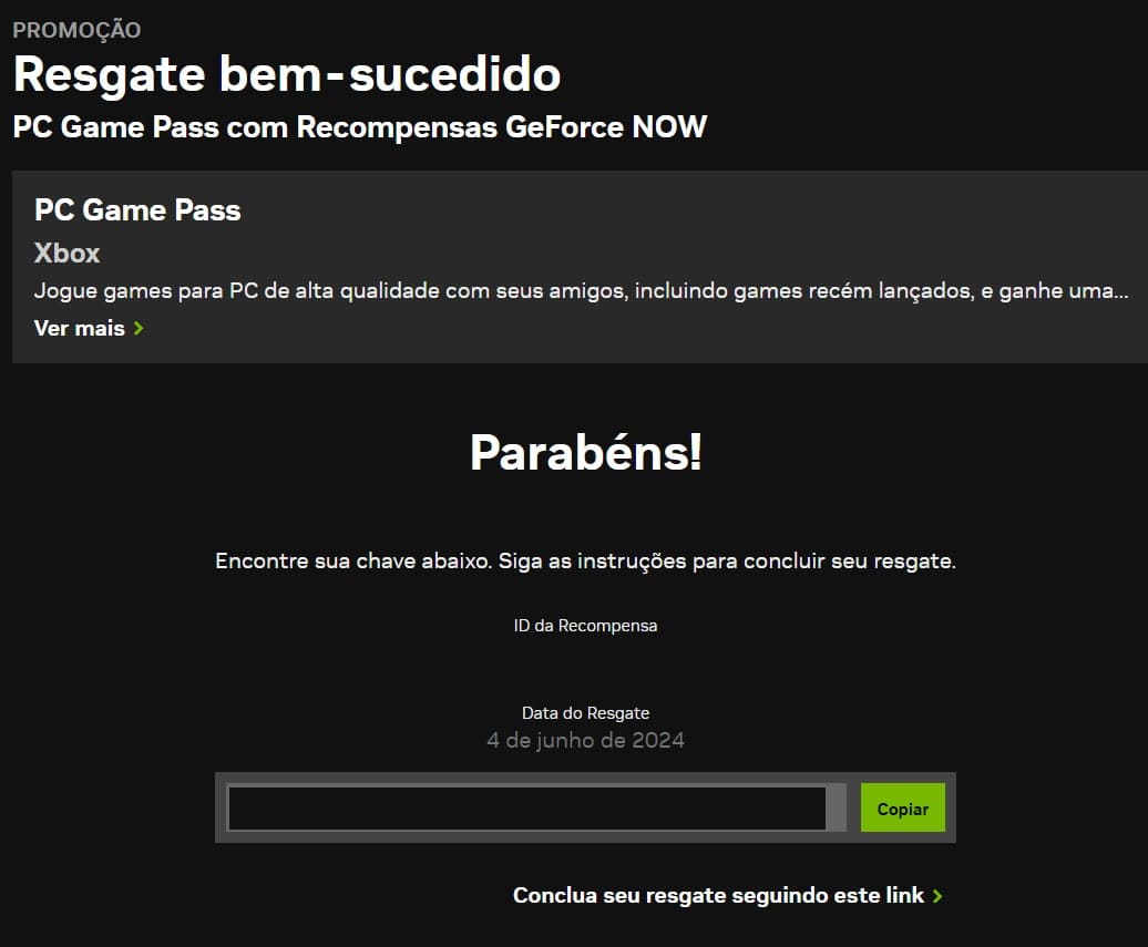Nvidia libera 3 meses de PC Game Pass para resgate; Confira como resgatar
