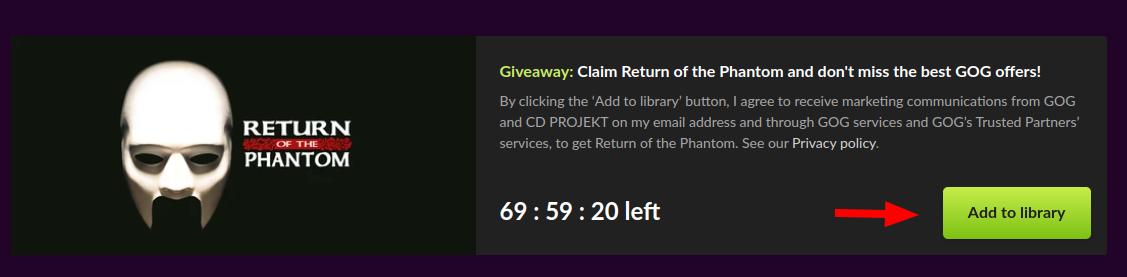 GOG distribui grátis o clássico jogo de aventura e point-and-click Return of the Phantom