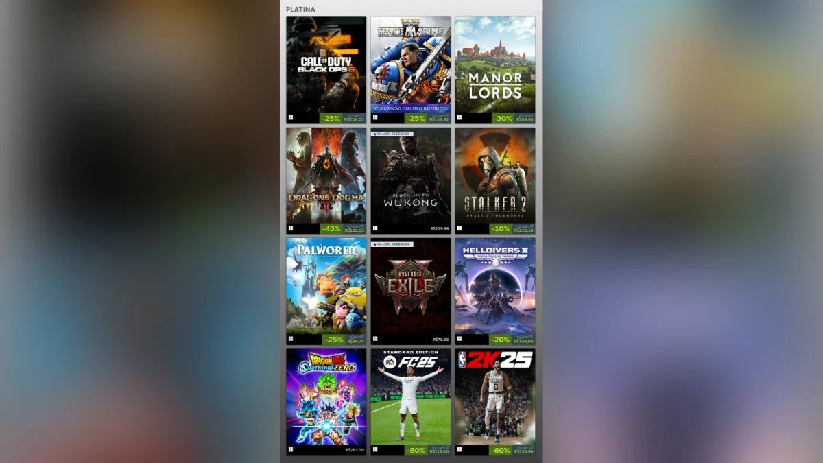 Steam revela os jogos de maior sucesso em 2024 – Black Myth: Wukong ...