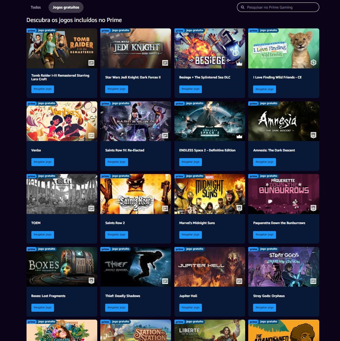 Amazon libera jogo de graça no Prime Gaming