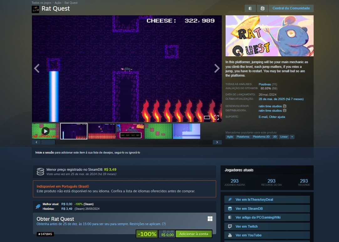 Steam libera 3 jogos pagos de graça para adicionar em sua biblioteca