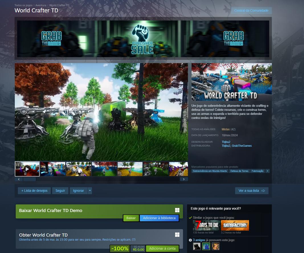 Esse jogo de R$ 46,99 está de graça no Steam e você tem 72 horas para ...