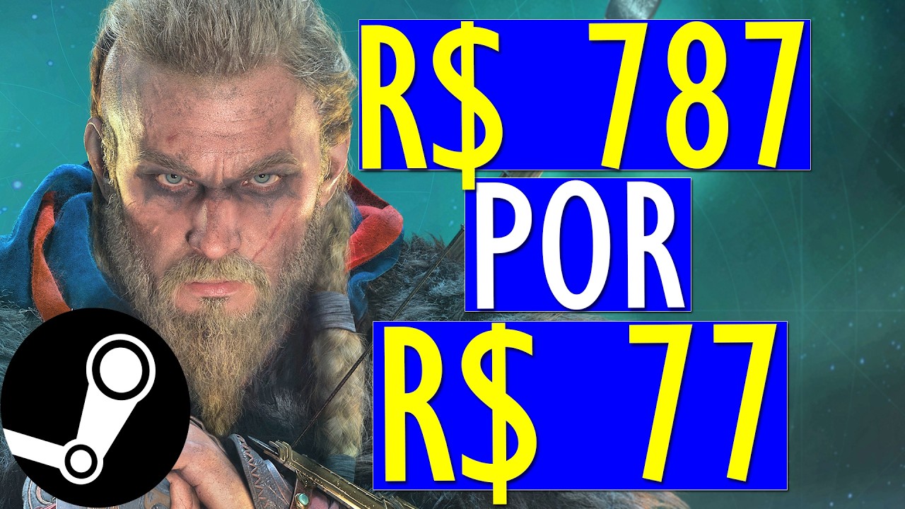 8 Jogos de R$ 787 por R$ 77 com ativação no Steam